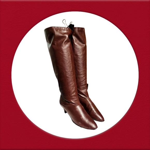 Joyce California | Shoes | Women Vintage Leather Ox Blood Boots By ...
